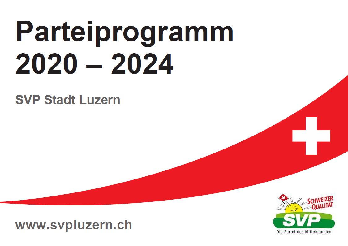 SVP Kriens - Parteiprogramm